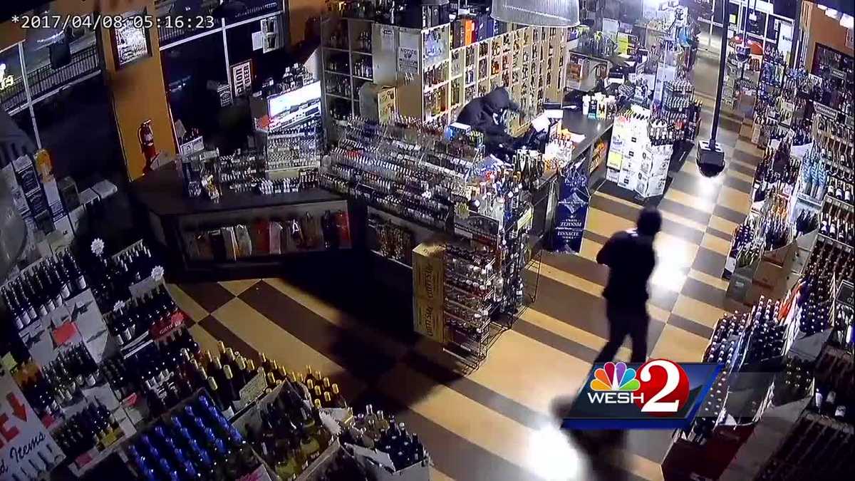 Search on for liquor store thieves caught on camera