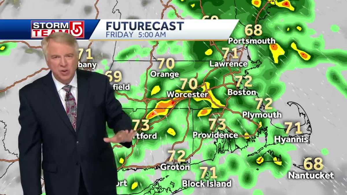 Video: Heavy rain going to slow down Friday morning commute