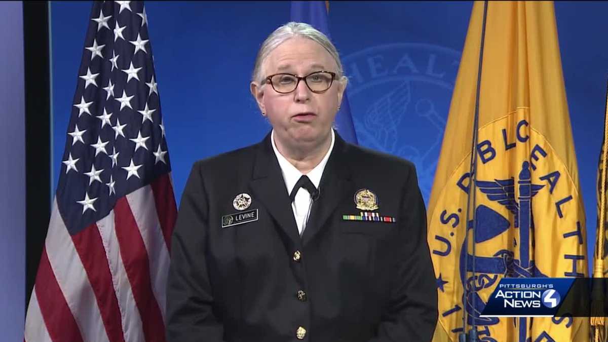 Levine becomes first trans official sworn in as four-star admiral