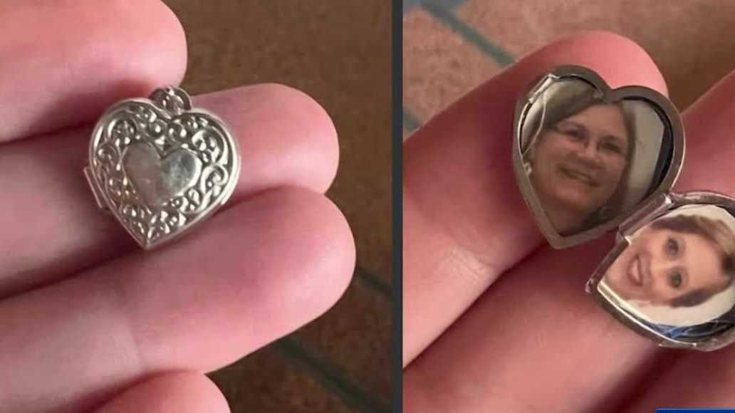Girl reunited with locket three years later