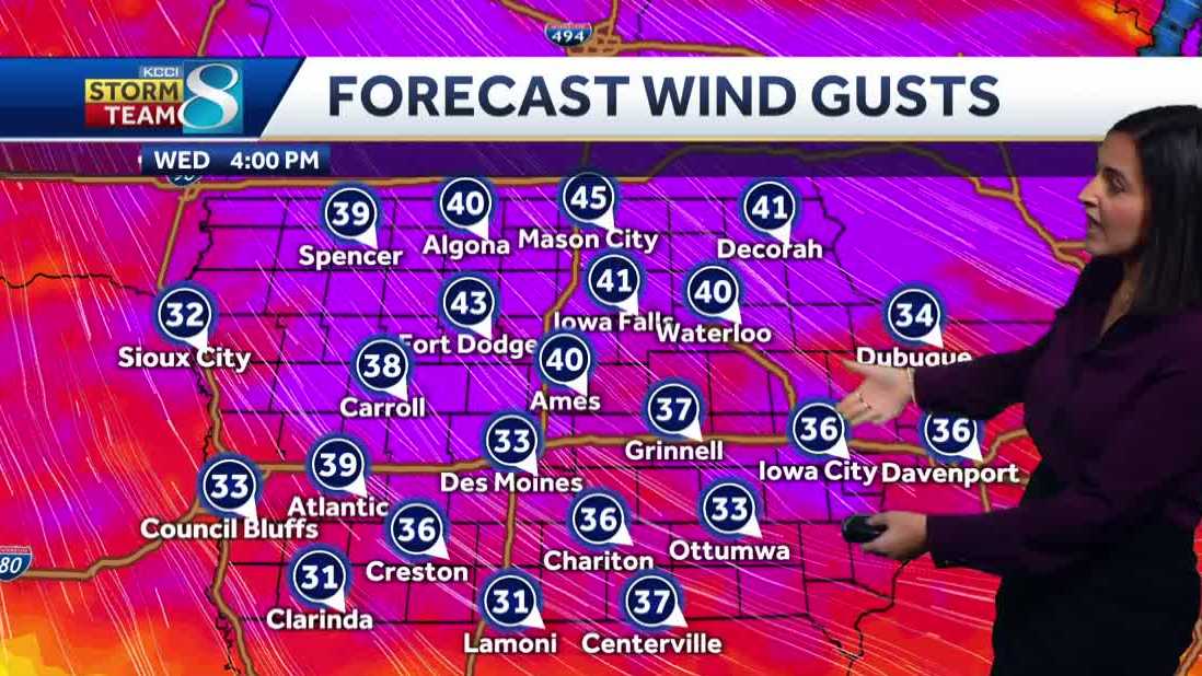 Wind advisory in Iowa: Strong winds bring another arctic blast