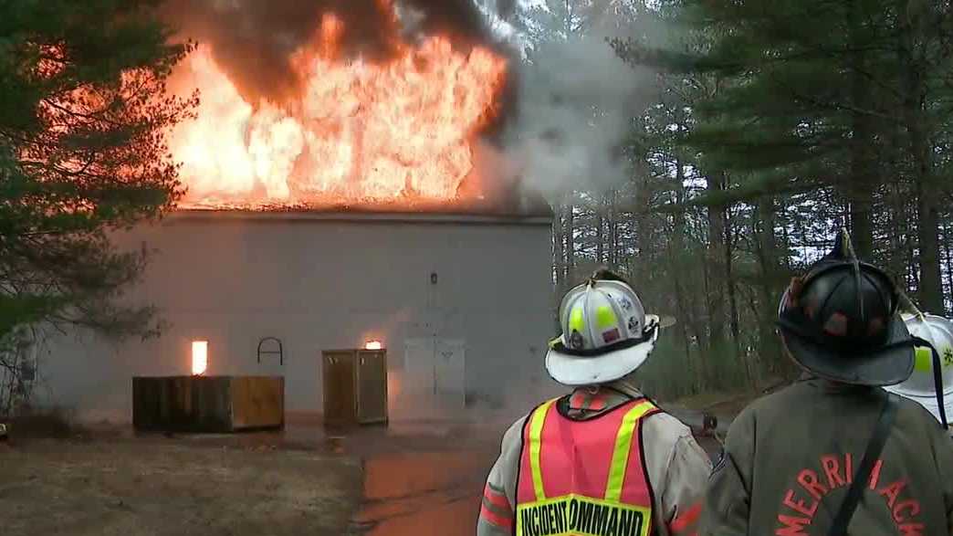 Local fire departments run live-fire training exercises