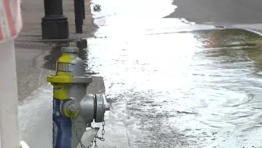French Quarter water main leak