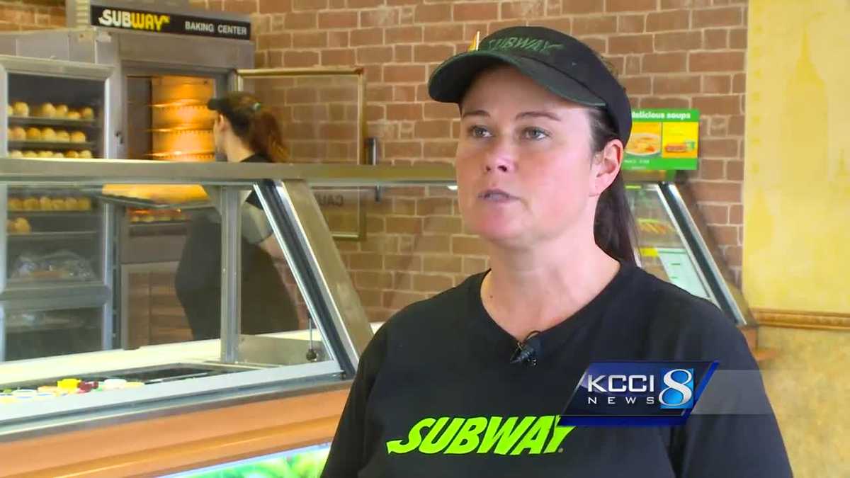 Subway employees pool tips for charity