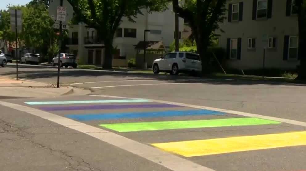 Controversial rainbow crosswalks proposed for a California Pride Month