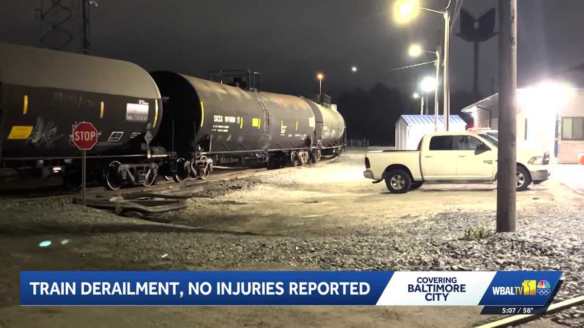 17 train cars derail at East Baltimore rail yard, officials say