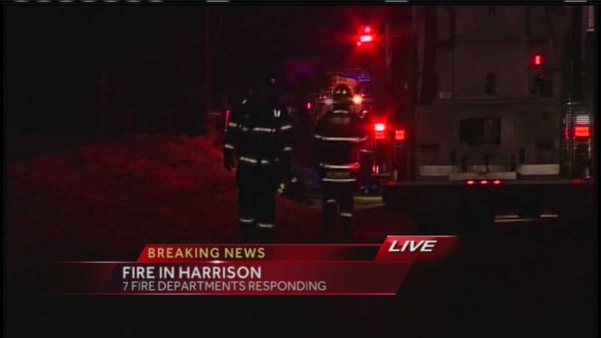 Seven departments fight Harrison fire