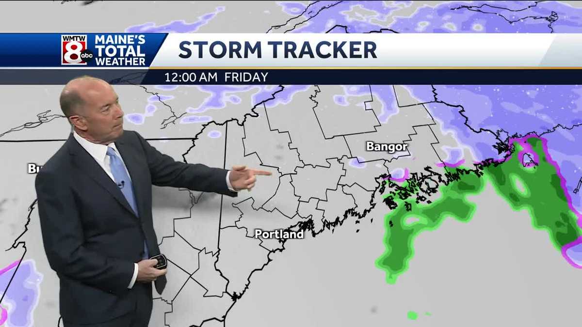 Sprinkles and flakes expected through the evening