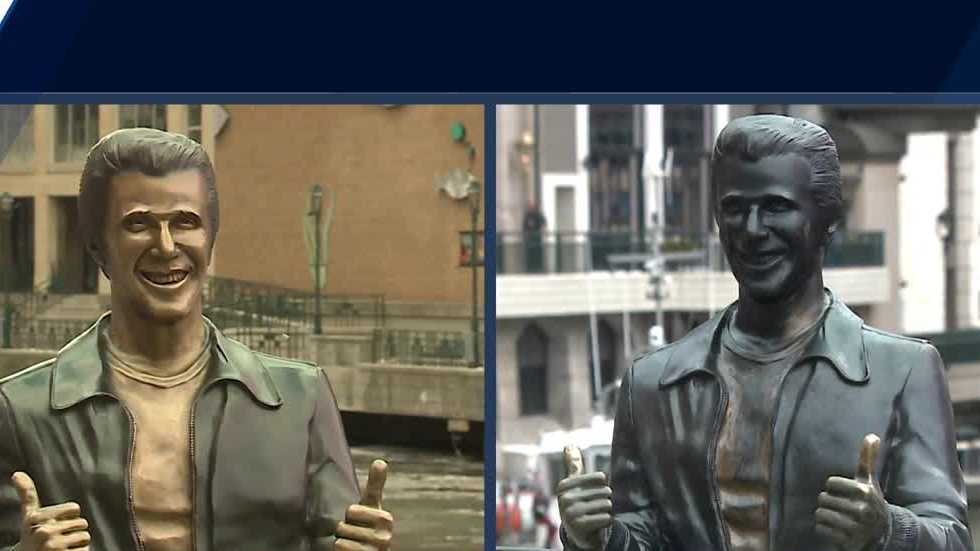 'Bronze Fonz' mystery: Iconic Milwaukee statue damaged