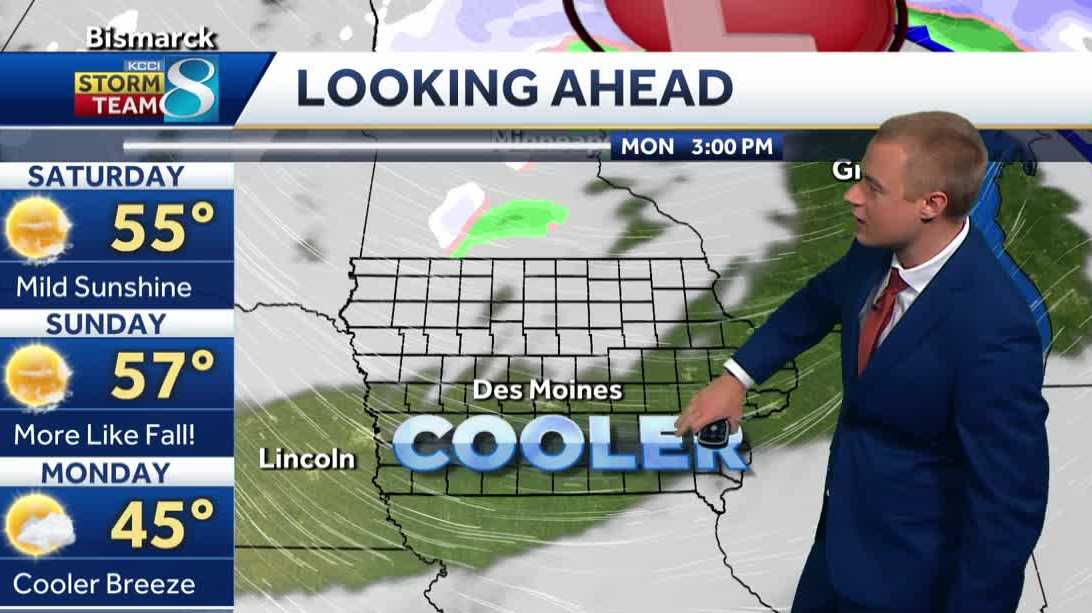 Des Moines forecast: Weekend warmth, then more temperature swings