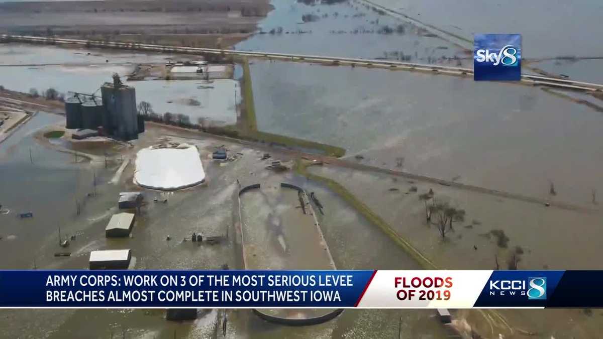Army Corps closes 3 serious Missouri River levee breaches in Iowa