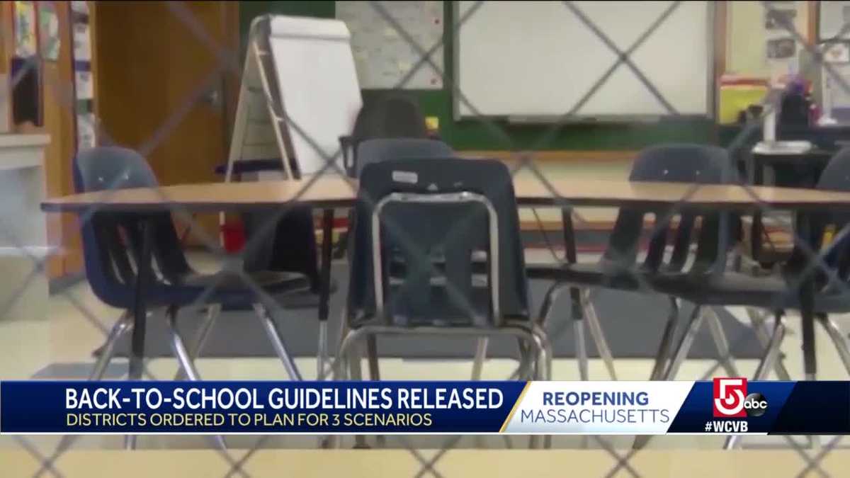 Massachusetts releases initial back to school guidelines for districts