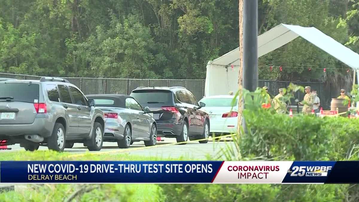 New Covid-19 drive-thru test site opens