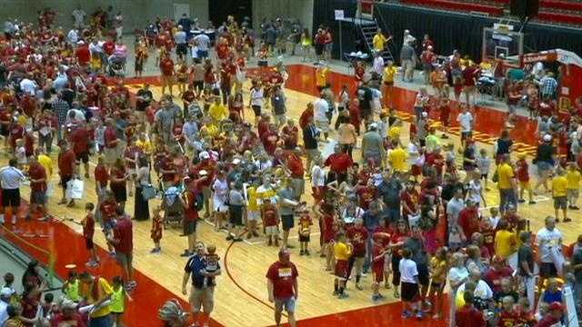 ISU fans fired up at Fan Fest