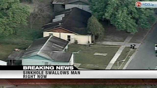 Florida sinkhole swallows man