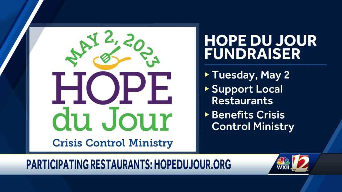 Annual Hope du Jour fundraiser to benefit Crisis Control Ministry