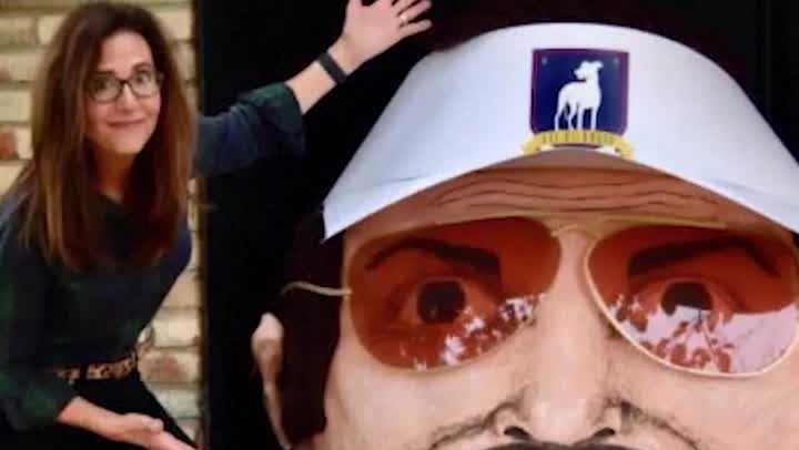 Celebrity pumpkin pays homage to Ted Lasso