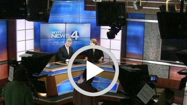 See News 4 Set Being Built