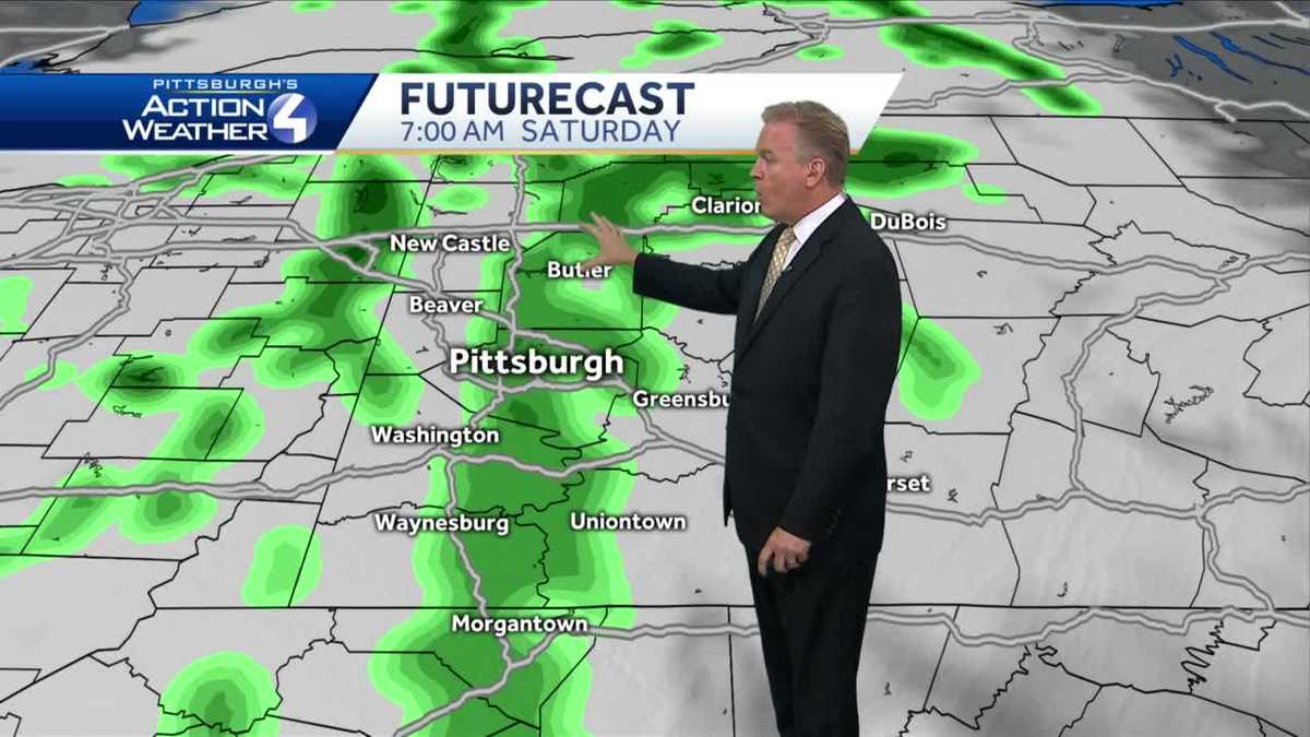 Temperatures dropping overnight, rain showers Saturday