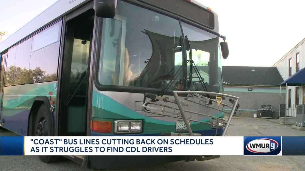 COAST bus lines cut back on schedules, struggle to find drivers
