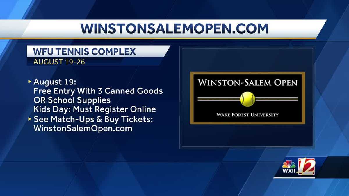 How to earn free entry into the Winston-Salem Open's first day matches