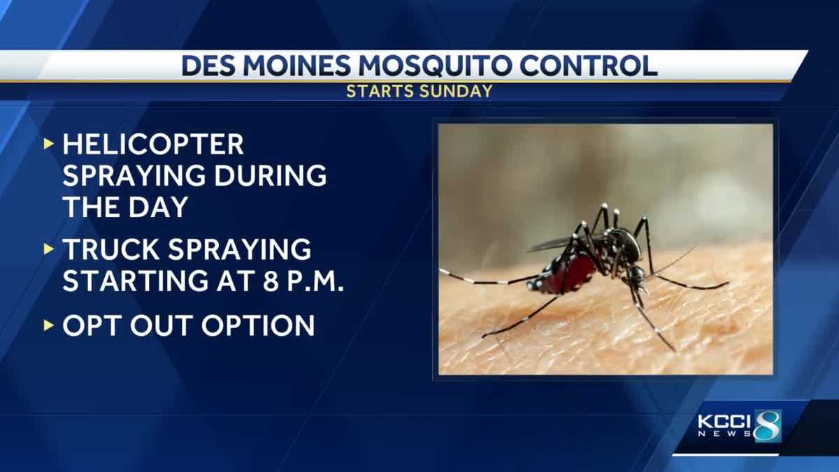 Mosquito control: Des Moines starts seasonal spraying