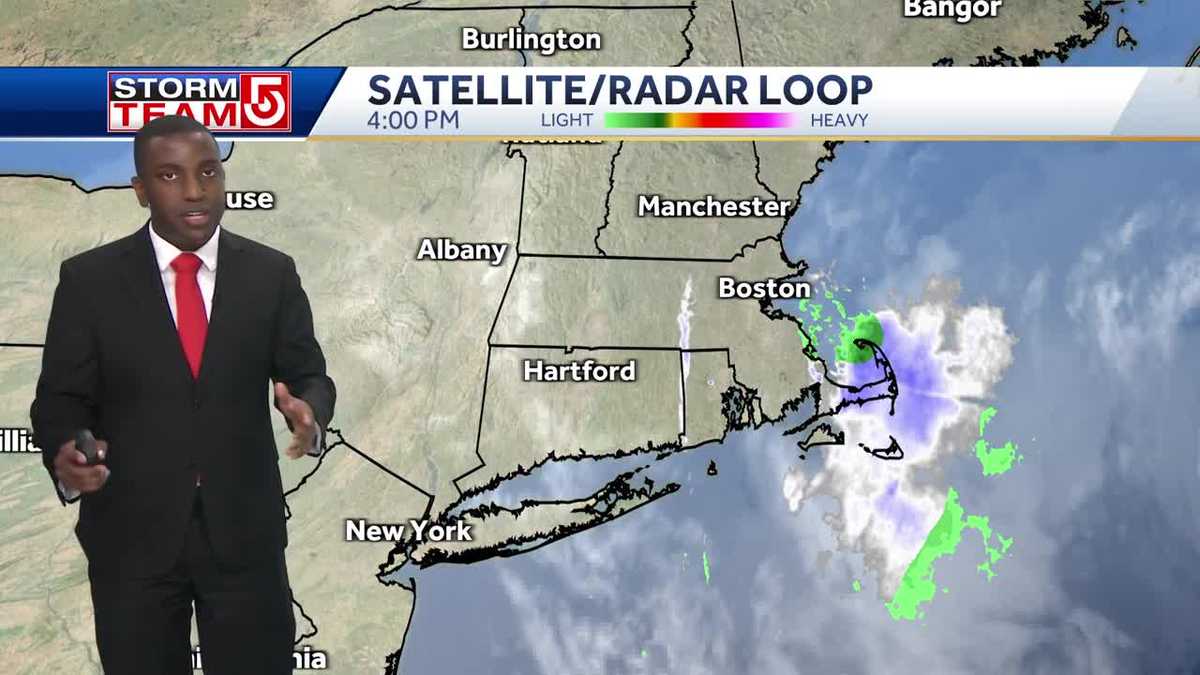Video: Ocean-effect snow for some as colder air settles in