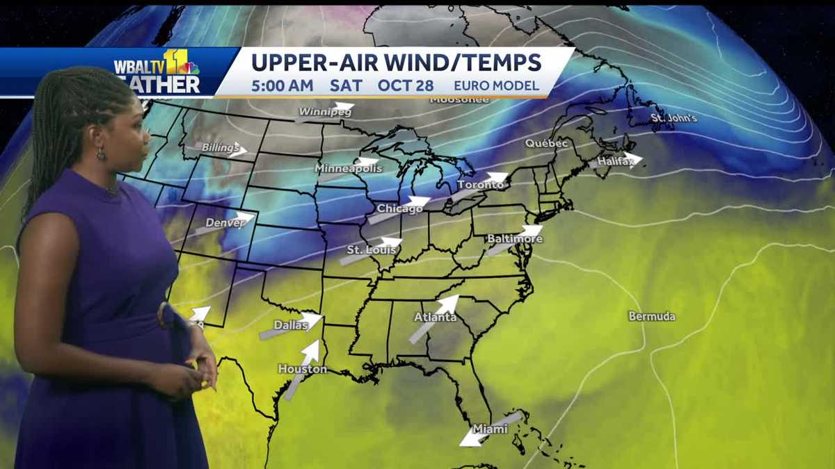 One more warm day before chilly weather returns