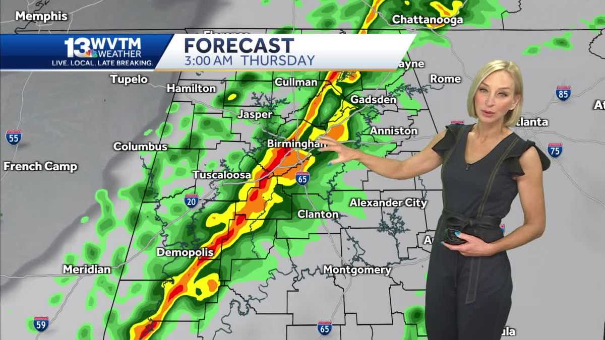 Storms with high wind, tornadoes possible Wednesday night