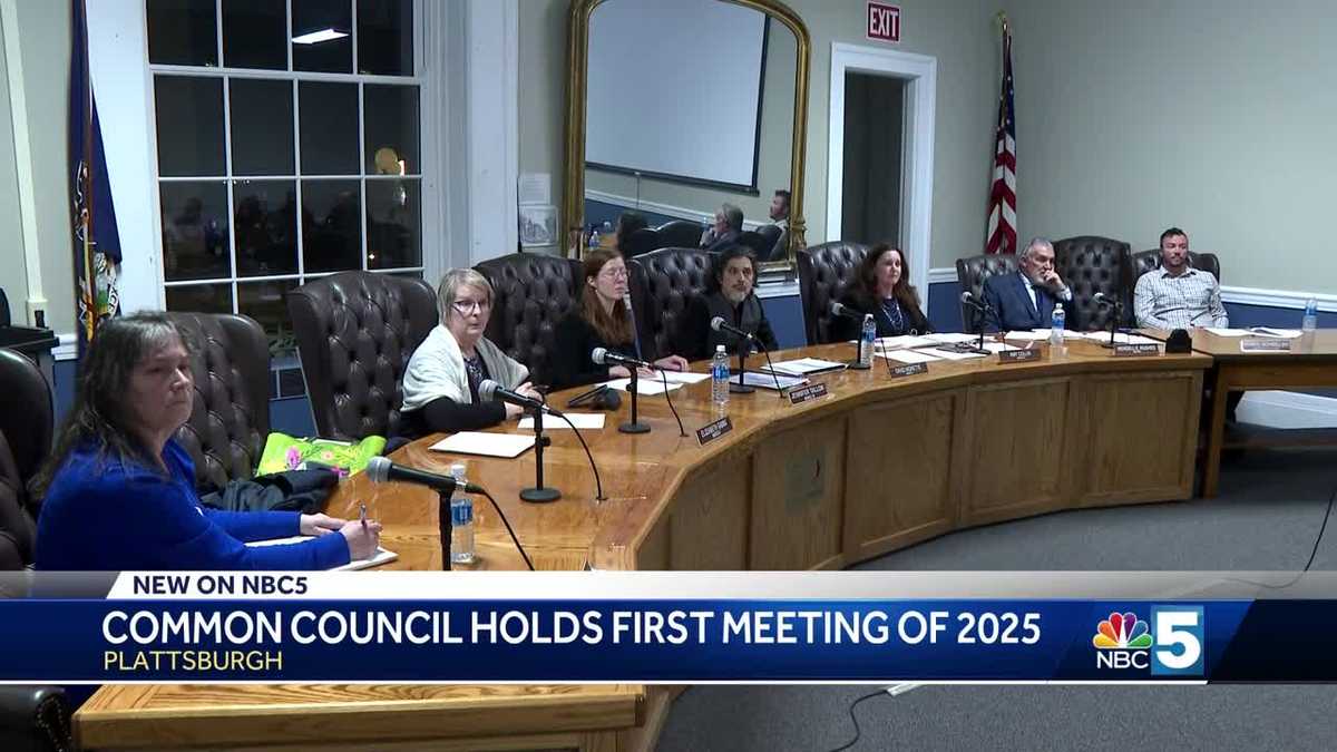 Plattsburgh Common Council kicks off 2025 with new leadership