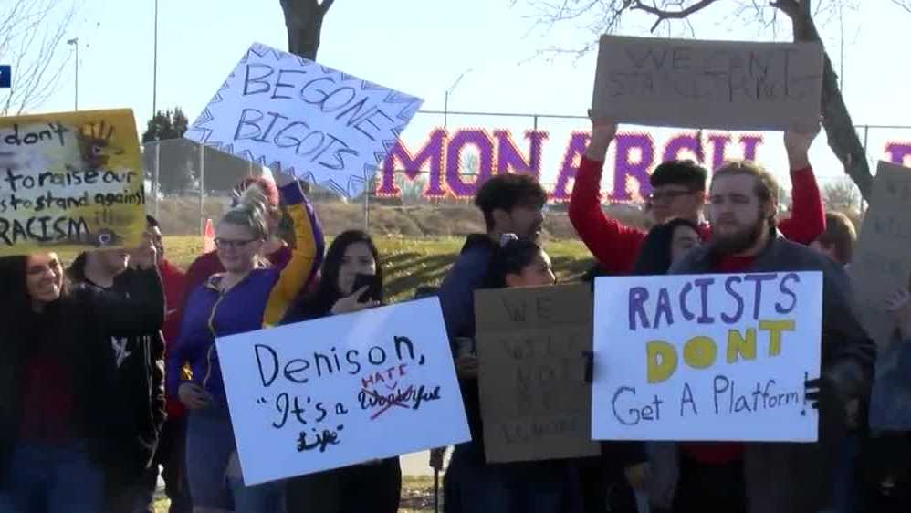 Students walk out of class to protest Iowa teacher's use of N-word