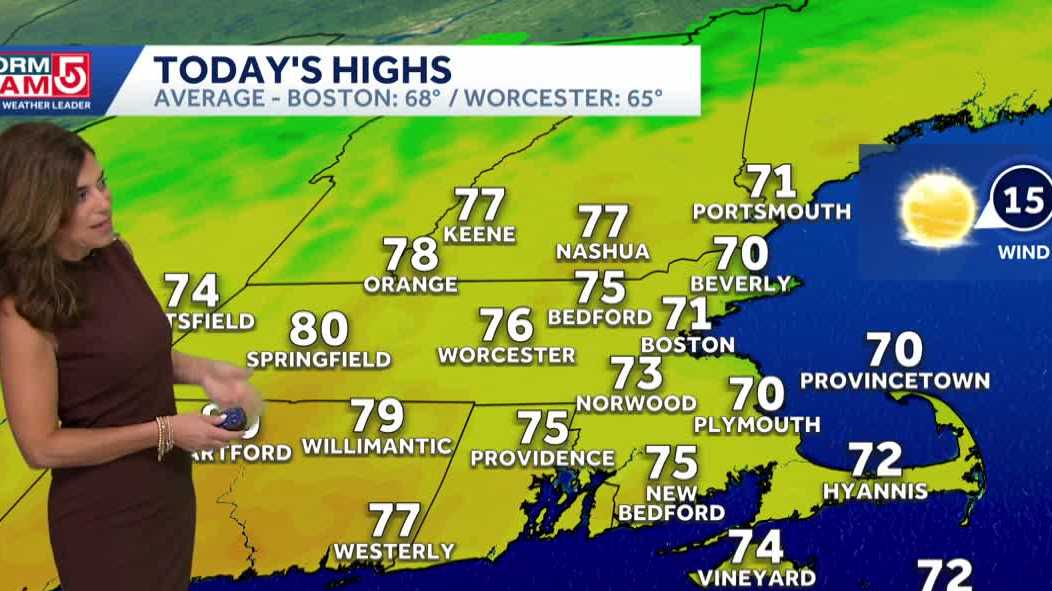 Video: One more warm day with temps in 70s