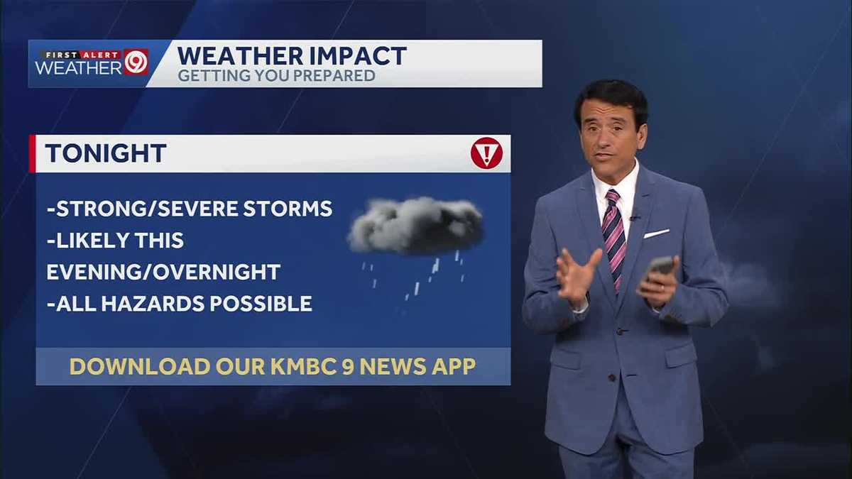 Kansas City weather: Isolated strong storms possible Sunday night
