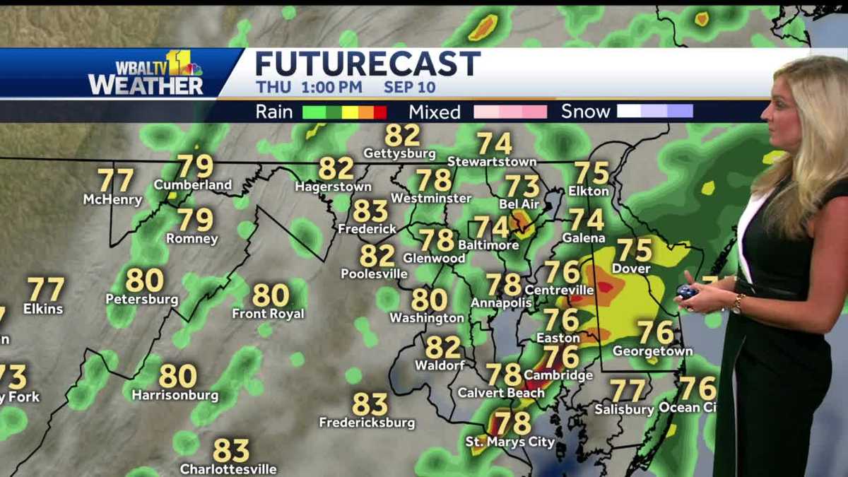 Steady rain shifts eastward