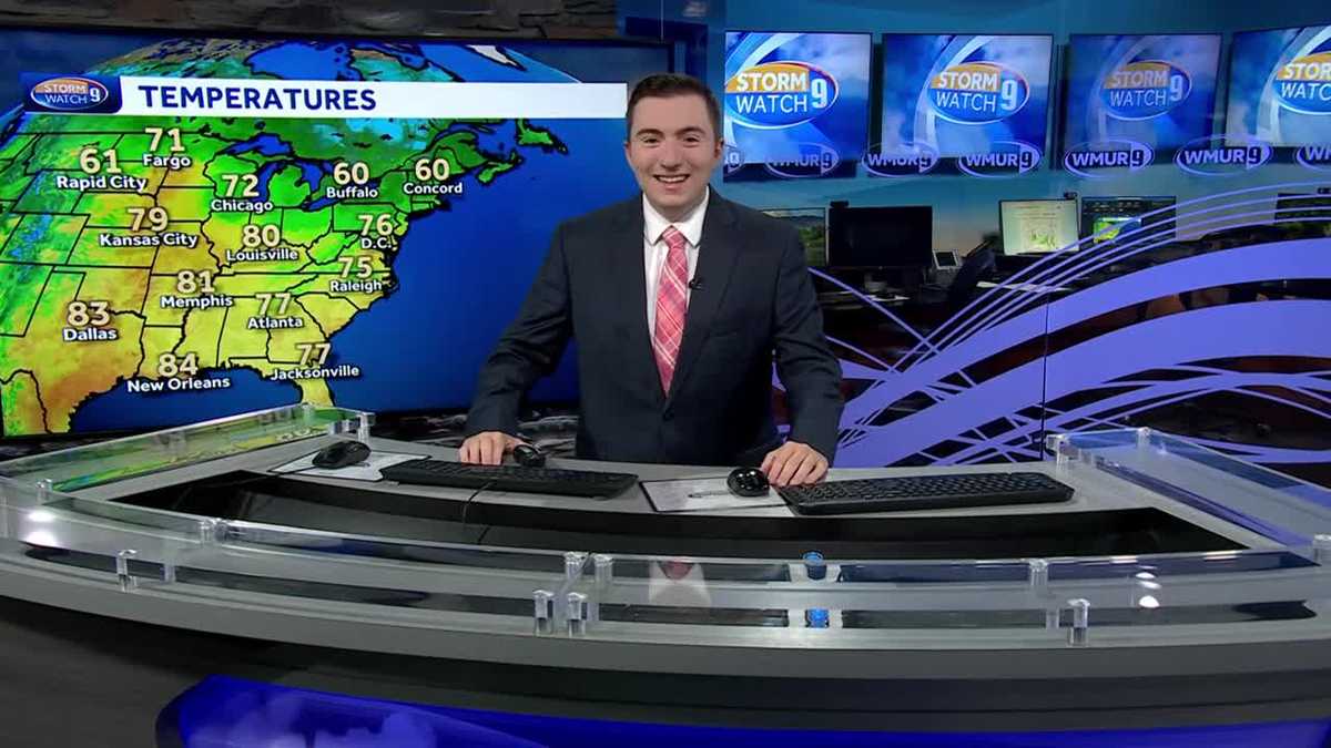 NH forecast video: Dry, comfortable weather
