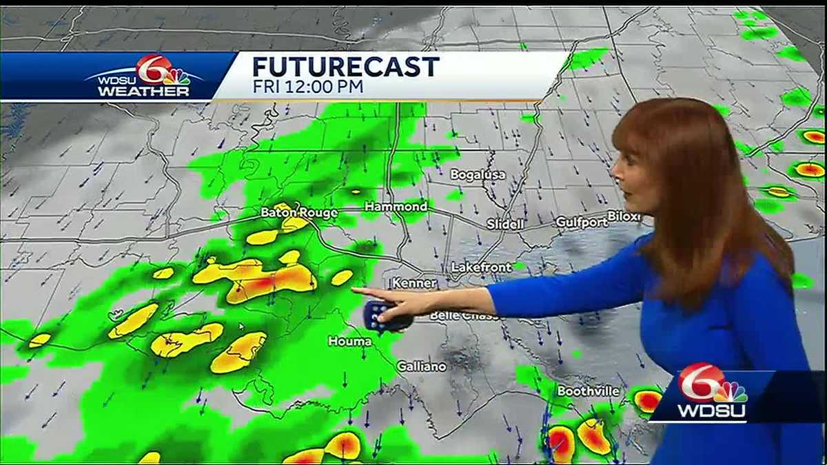 Increasing rain Friday