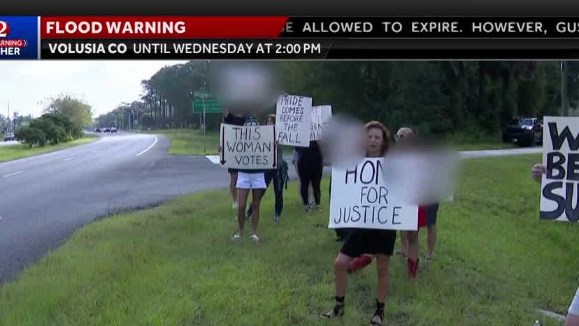 Protest held at Ormond Beach church amid abuse claims