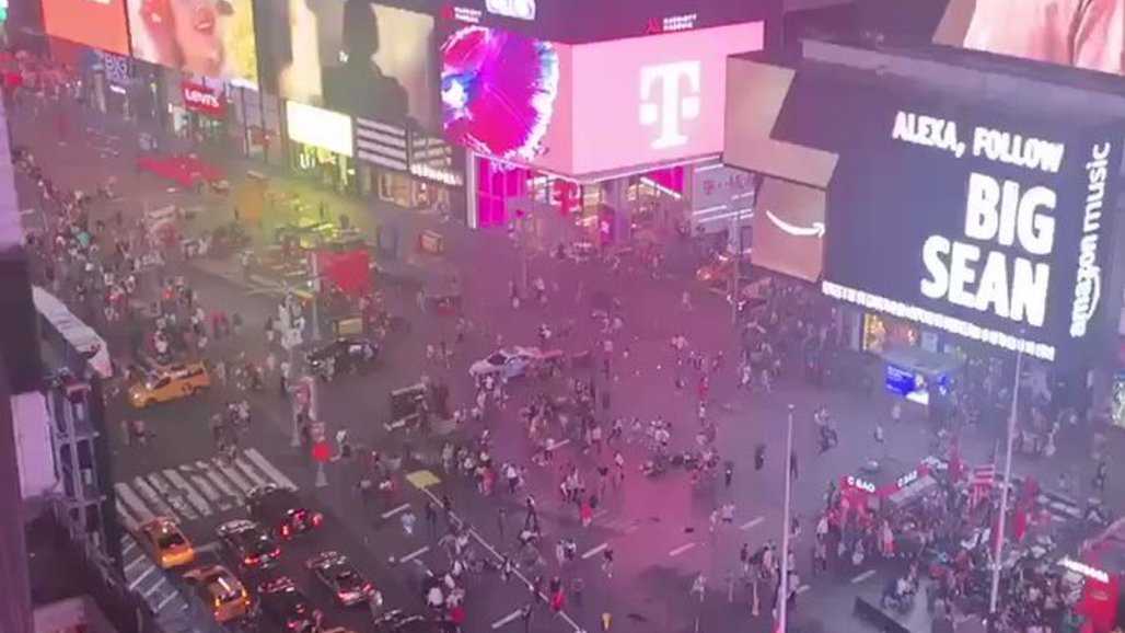 VIDEO: People flee as motorcycle backfiring sparks panic in New York's ...