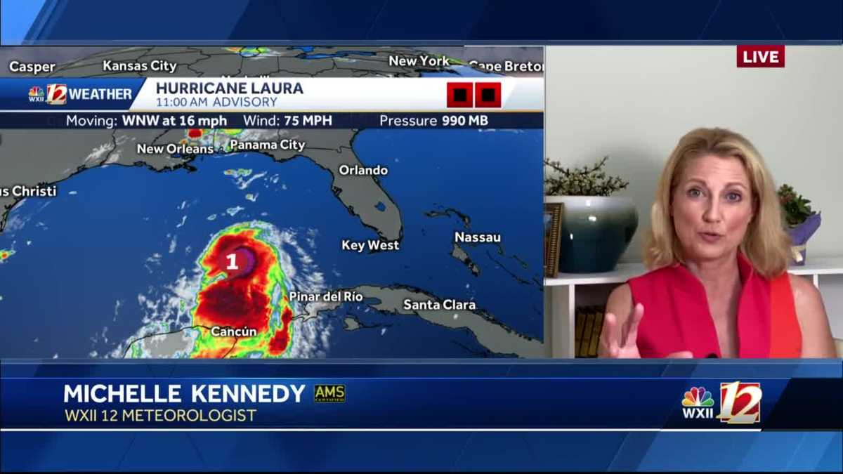 WATCH: Hurricane Laura A Cat 1 Plus Local Storm Chances