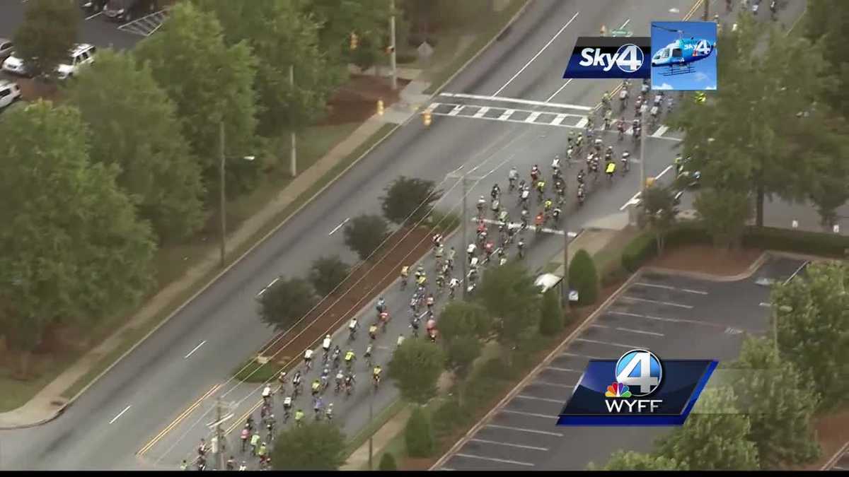 Challenge to complete the Assaults on Mt. Mitchell and Marion is underway