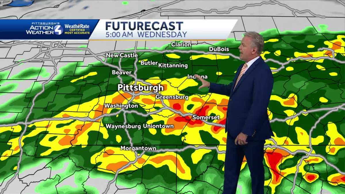 Alert Day Wednesday with heavy rain from Ida Alert Day Wednesday with heavy rain from Ida