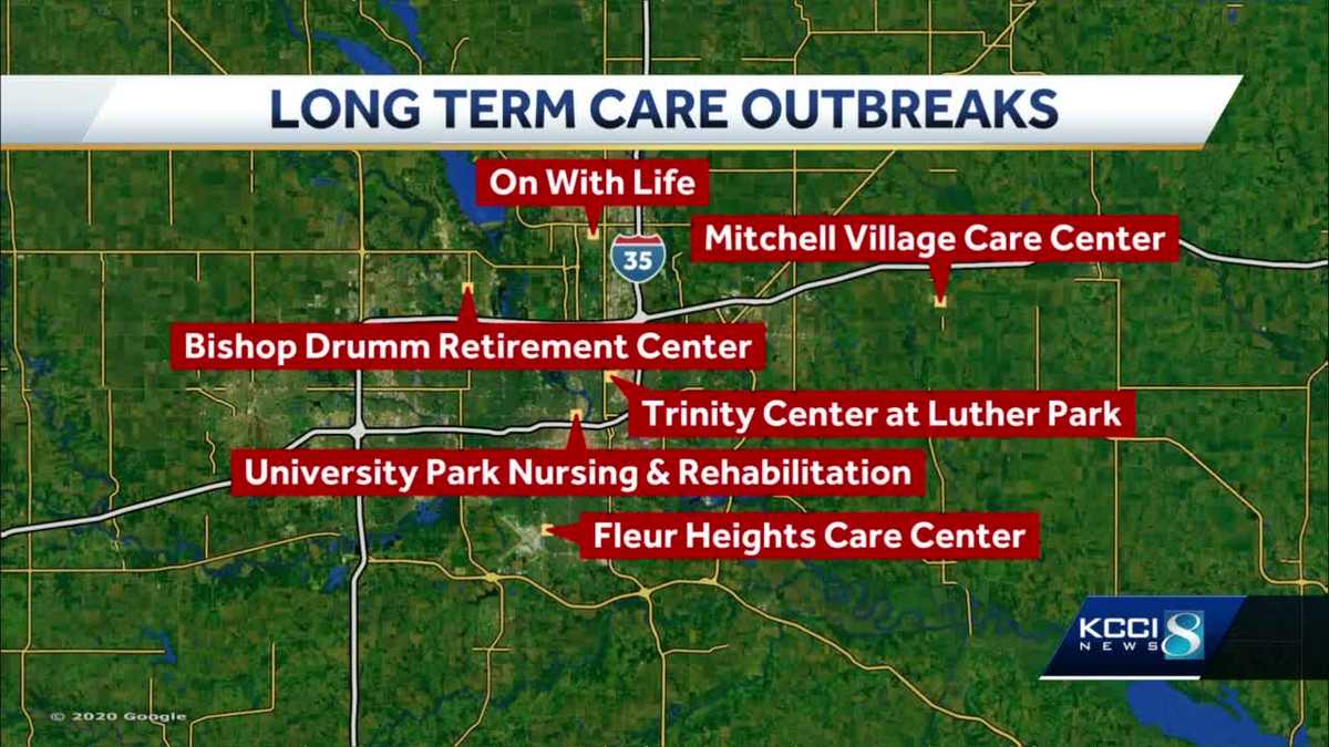 10% of Iowa's COVID-19 cases from long-term care facilities