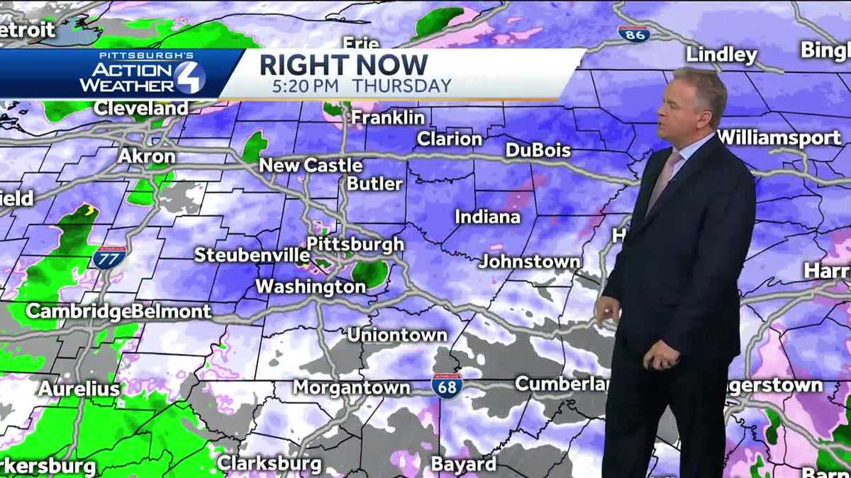 Wintry mix to turn to snow this evening, will continue into early morning