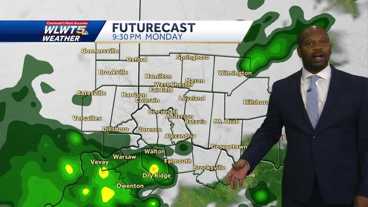 Downpours Linger Around Cincinnati