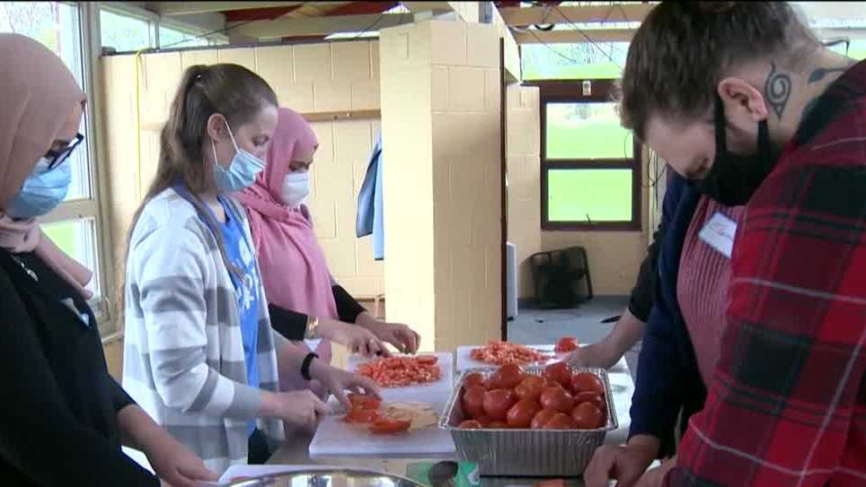 Volunteers cook for new Afghan neighbors in Monroeville