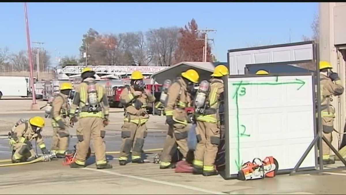OKC firefighters training with new state-of-the-art equipment