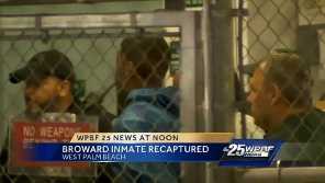 Broward inmate recaptured