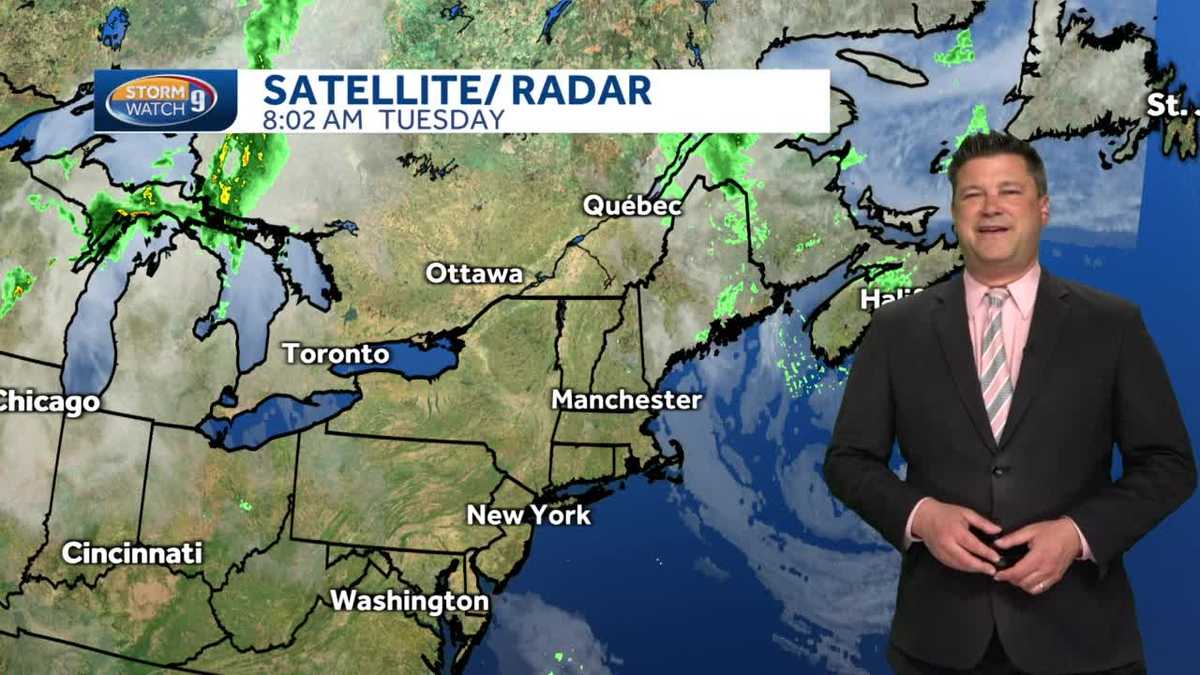 Watch: Clouds, some sun on mild day