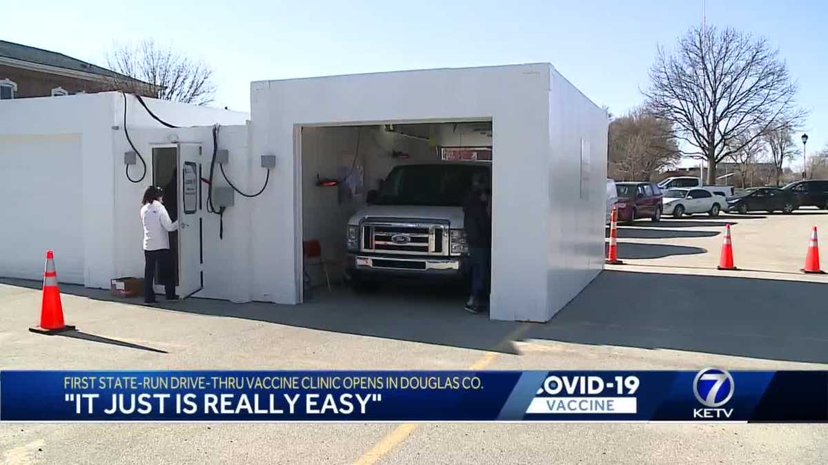 'It is a relief': First state-run drive-thru vaccine clinic opens in ...