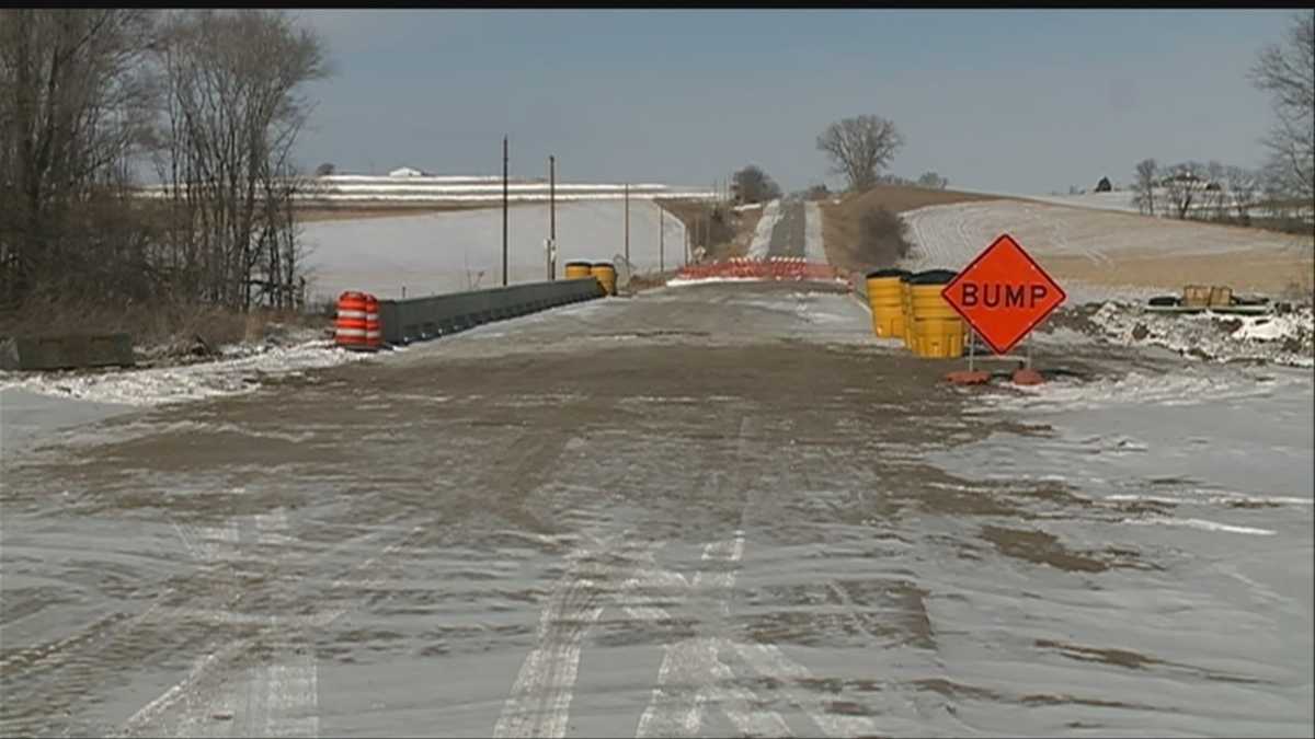 Bridge construction causes problems for drivers